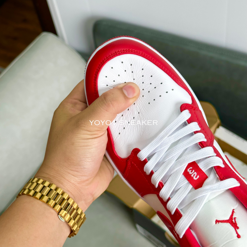 Giày Nike Air Jordan 1 Low Gym Red Like Auth